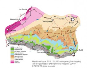 Rocks and geology of the Geopark | Fforest Fawr