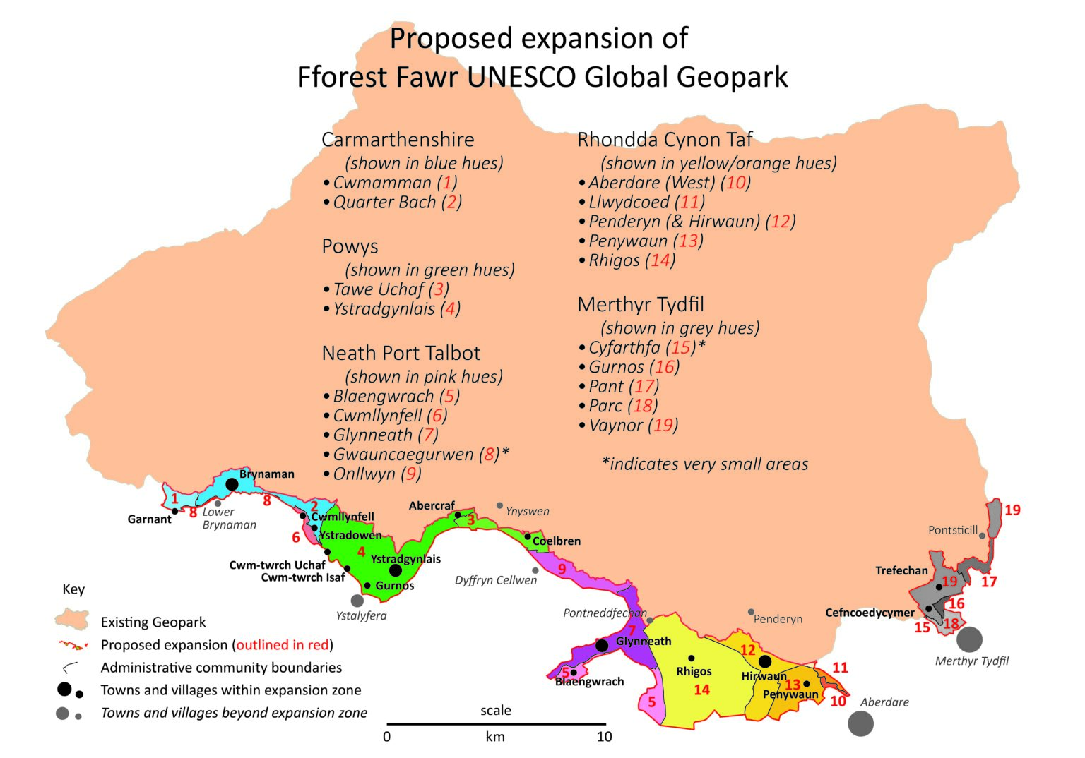 Geopark expansion proposals | Fforest Fawr