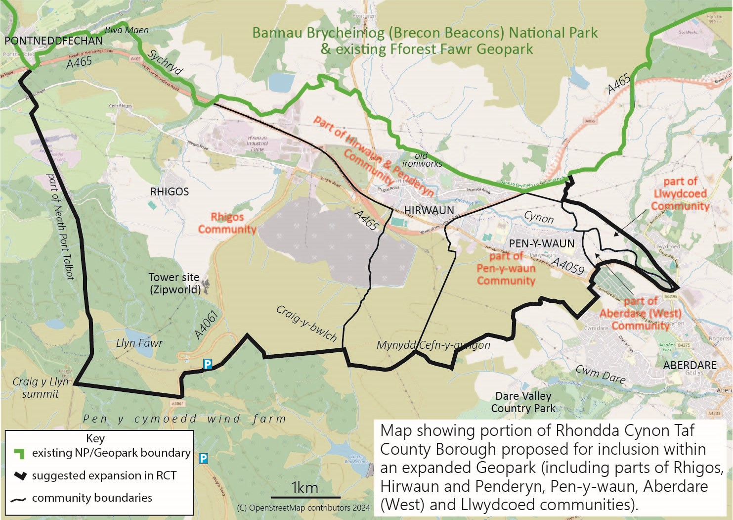 Geopark expansion in RCT | Fforest Fawr